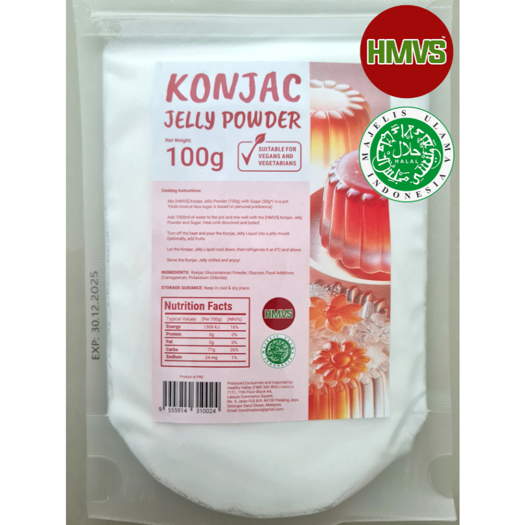 [HMVS] Konjac Jelly Powder 100g/200g (HALAL Certified)📣(魔芋果冻粉/蒟蒻果冻粉) | Shopee Malaysia