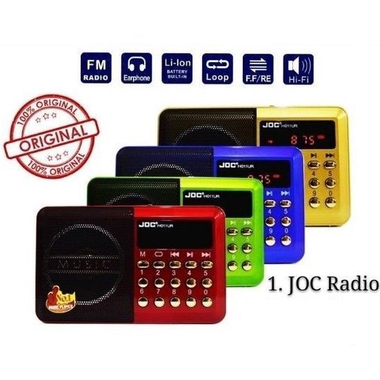 Original USB JOC Rechargeable FM Radio 30 Juzuk Al Quran Digital MP3 ...
