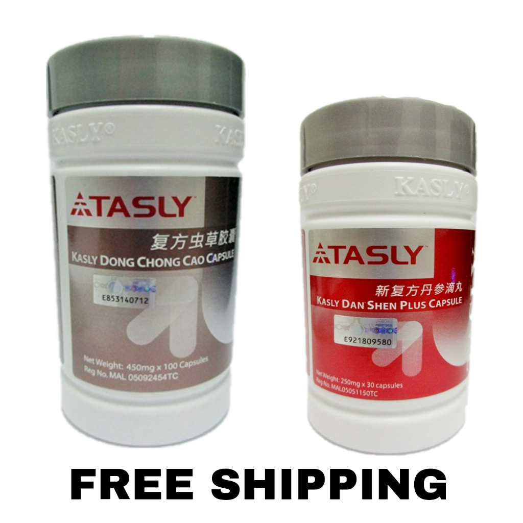 Tasly Kasly Danshen Plus (1 botol) + Kasly Tasly Dong Chong Cao (1 ...