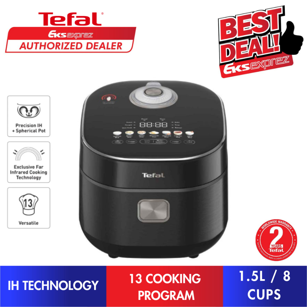 Tefal Far Infrared IH Rice Cooker 1.5L | RK886865 RK8868 | Shopee Malaysia