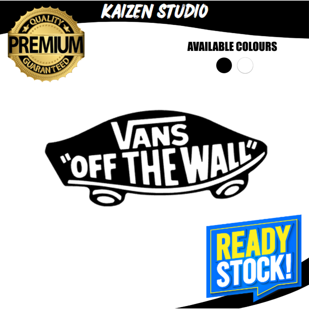 KAIZEN STUDIO Vans Skateboard Outdoor Brand Logo Vinyl Skateboarding ...