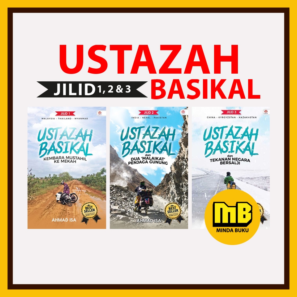 Ustazah Basikal Jilid 1, 2 & 3 Oleh Ahmad Isa | Alaf 21 | Shopee Malaysia