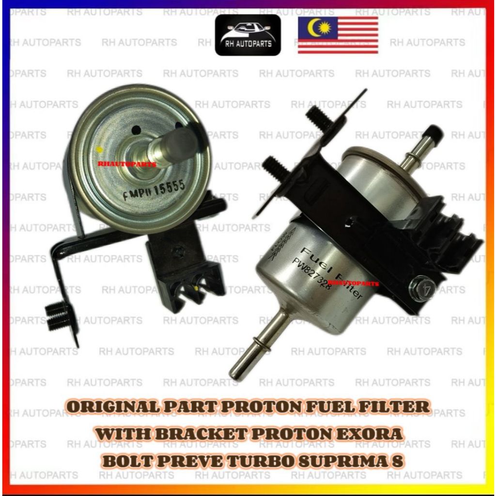 PW827328 ORIGINAL PART PROTON FUEL FILTER WITH BRACKET PROTON EXORA ...