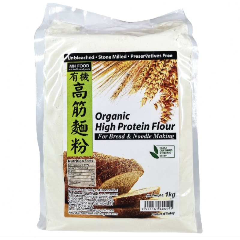 High protein flour organic bread flour / 有机高筋面粉面包粉 / tepung roti ...
