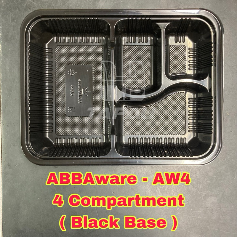 TAPAU BX 5/4/3/2/1 Compartment Lunch Box & Lid [50pcs±] Disposable Food ...