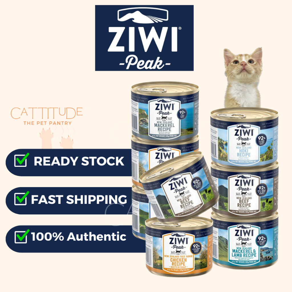 Ziwi Peak Cat Canned Wet Food 85g/185g Complete Food Balanced Diet Premium Grain Free ...