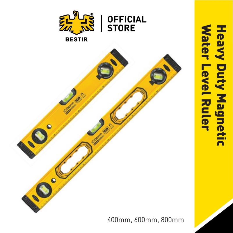 BESTIR | Heavy Duty Magnetic Water Level Ruler (01342-01347) | Shopee ...