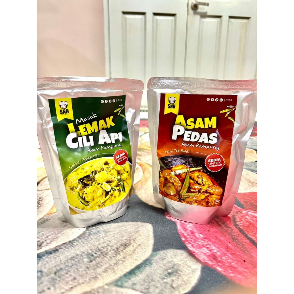 Ready To Eat Ayam Kampung | Masak Lemak Cili Api dan Asam Pedas ...