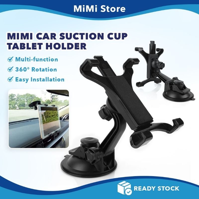 MiMi Suction Cup Tablet Phone Dashboard Car Holder Windshield Mount ...