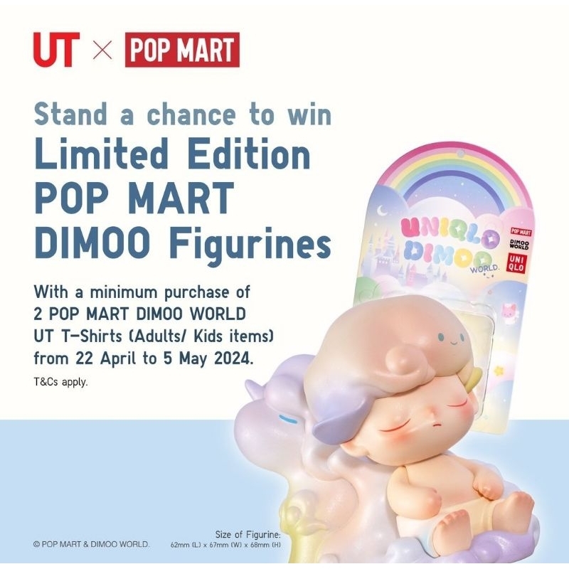 Ready Stock Popmart Dimoo x Uniqlo Figures Original | Shopee Malaysia