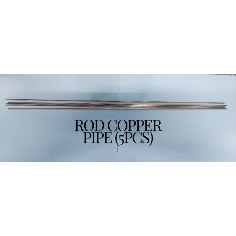 Welding Brazing Rod Copper Pipe(Aircond/Refrigerator)(5pcs) | Shopee ...