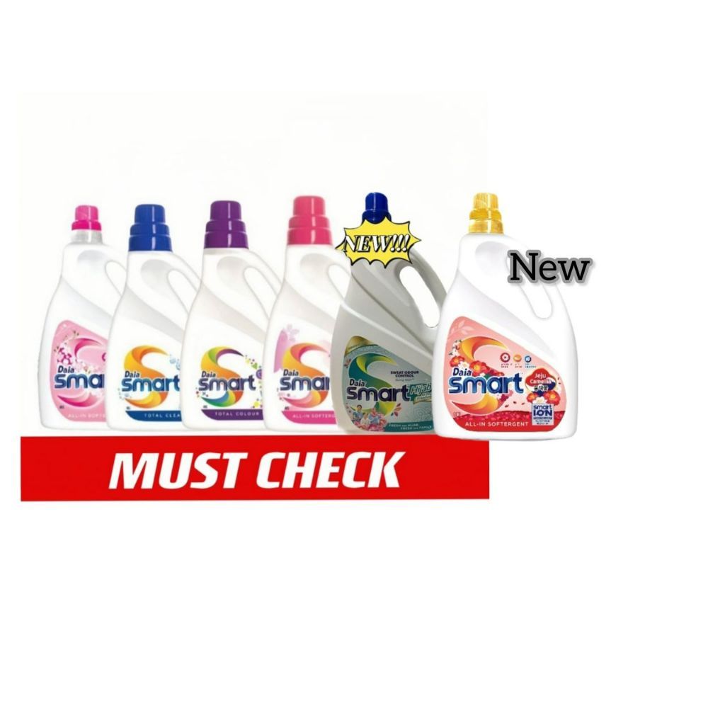 Daia Smart Liquid Detergent 3.6KG x4 1 carton (Sakura Bloom/ Hijab/ All ...