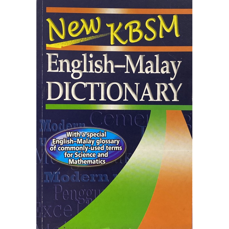 PM: New KBSM English-Malay Dictionary | Shopee Malaysia