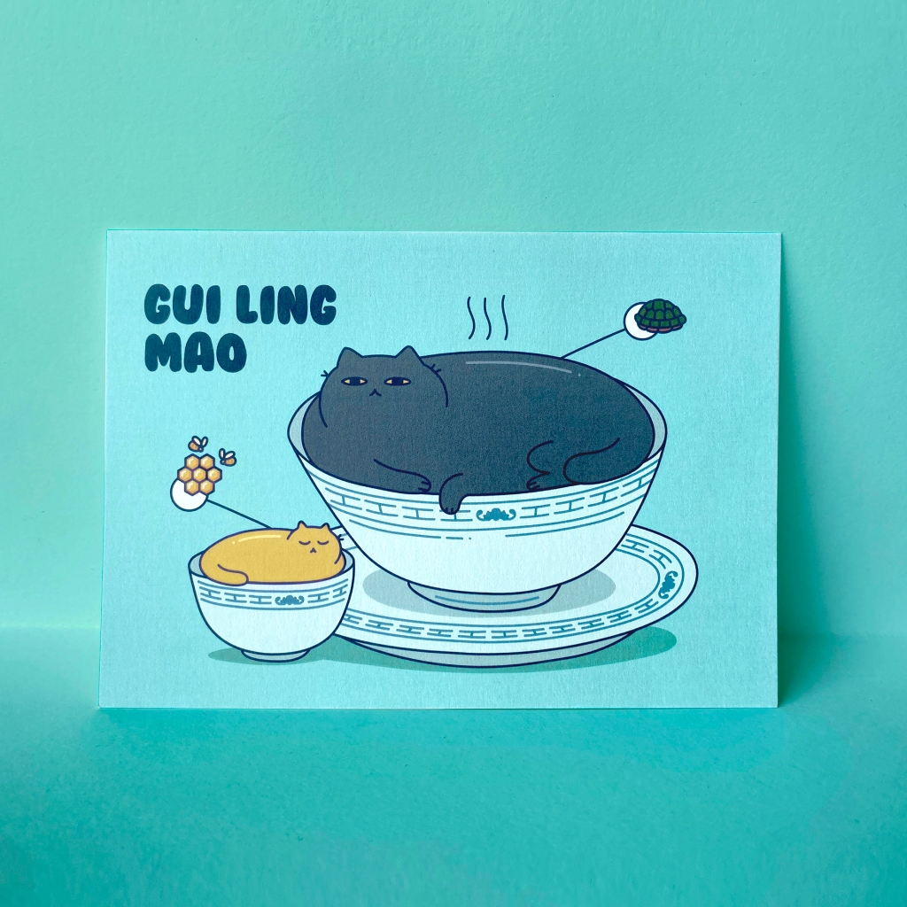 Meowlaysian Food Postcard - Gui Ling Mao / Cat Postcard | Shopee Malaysia