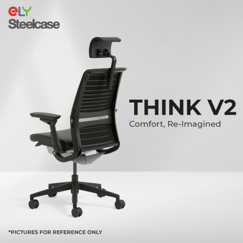 ELY Steelcase Think V2 l With Headrest / Ergonomic Office Chair ...