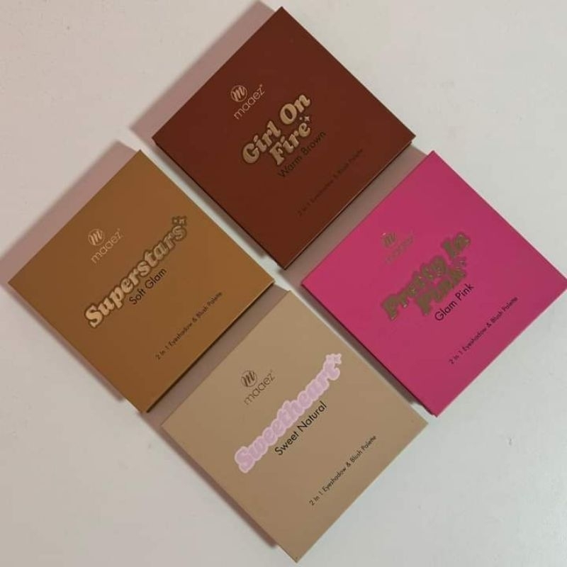 MAAEZ 2 IN 1 EYESHADOW & BLUSH PALETTE DREAM GIRL 4 IN 1 EYESHADOW ...