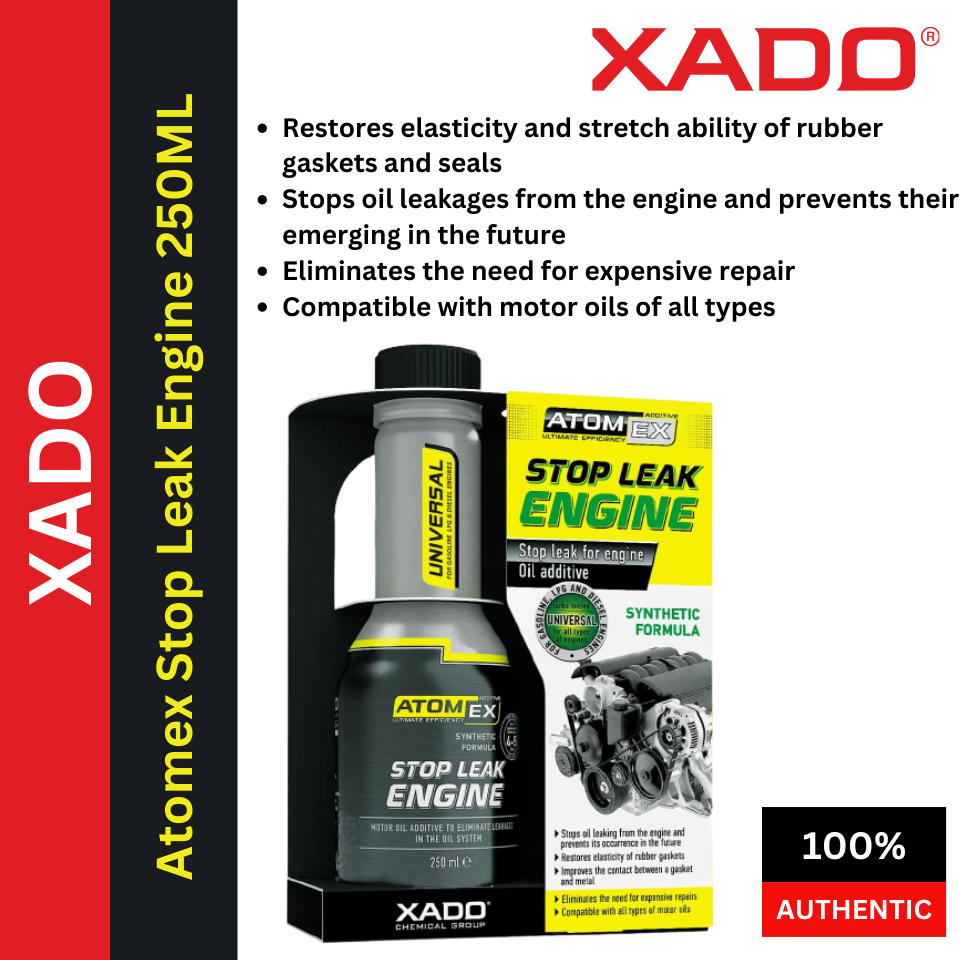 SSB XA 44813 Xado Atomex Stop Leak Engine 250ML | Shopee Malaysia