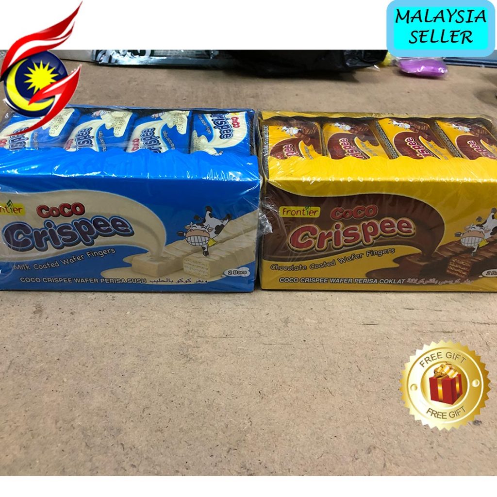 FRONTIER COCO CRISPEE CHOCOLATE COATED WAFER FINGER 360G (15G X 24PCS) CHILDHOOD HALAL | Shopee ...
