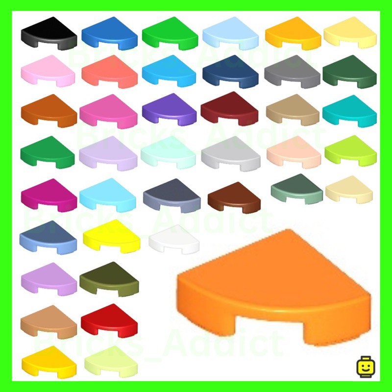 LEGO PARTS (GENUINE) 25269 Tile, Round 1x1 Quarter 48410, 67173, 84411 ...