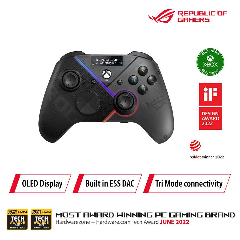 ASUS ROG RAIKIRI GU200X & ROG RAIKIRA PRO GD300X CONTROLLER (90GC00X0 ...