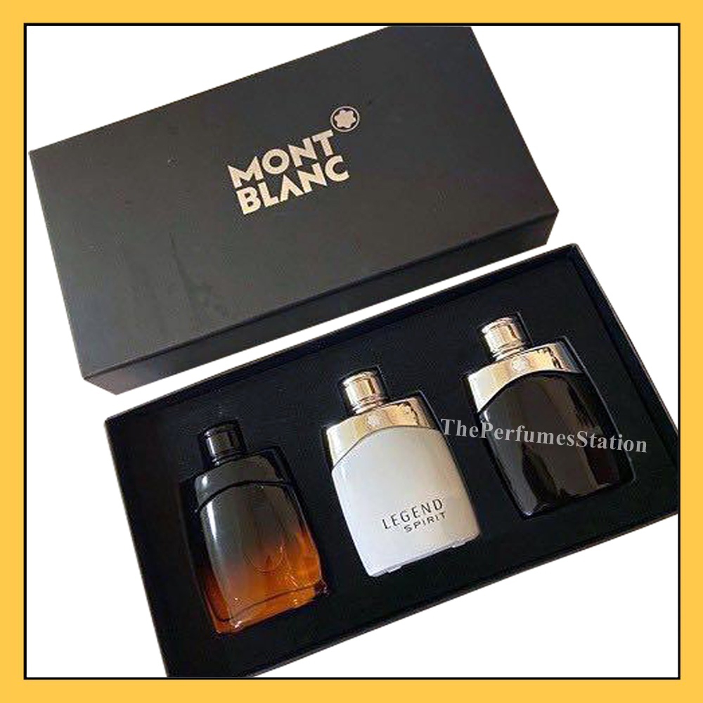 💯🆕 MontBlanc 3in1 Legend Perfume Set 3x30ml | Shopee Malaysia
