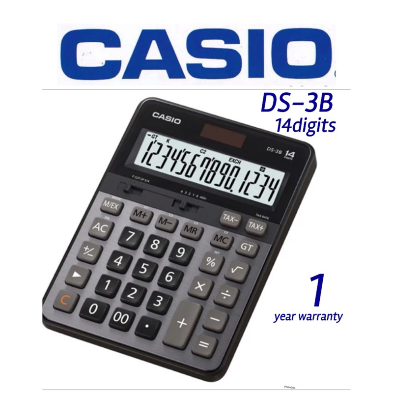 Original Casio DS-1B DS-2B DS-3B desktop calculator | Shopee Malaysia