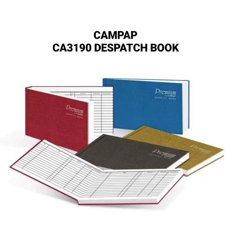 (1PC) CAMPAP CA3190 Despatch Book | 127MM X 210MM | 200P X 1PC | Shopee Malaysia