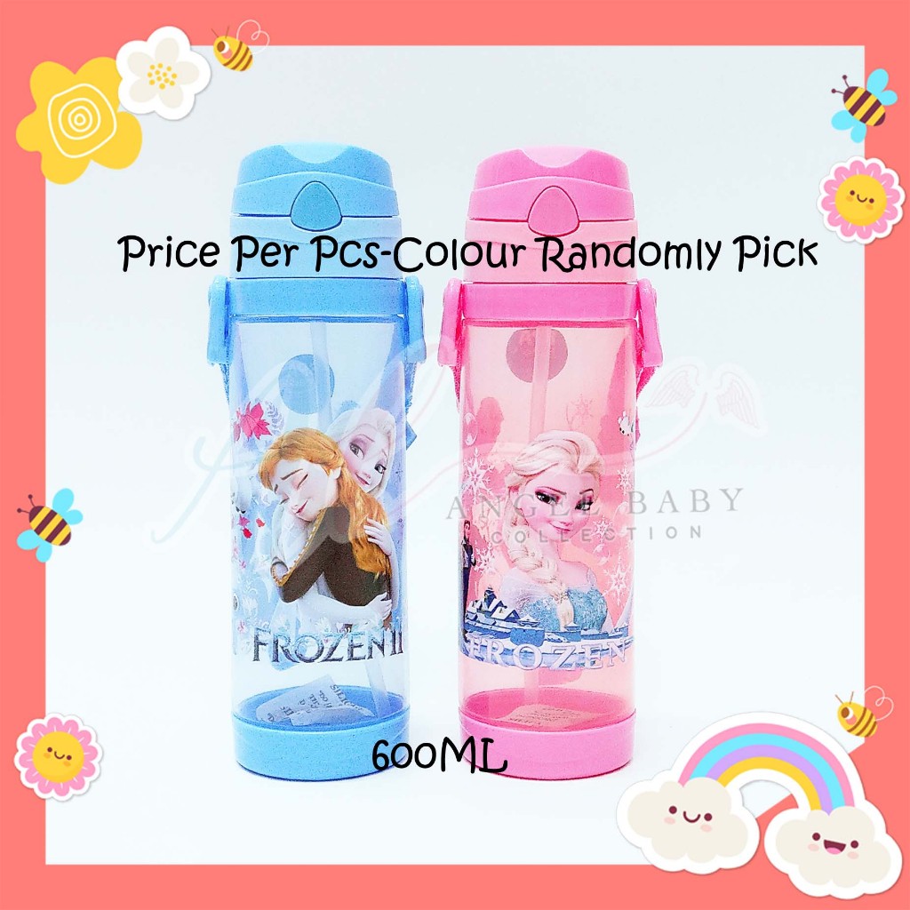 Angel Baby Kids Frozen Elsa Anna Water Bottle 450ML 600ML | Shopee Malaysia