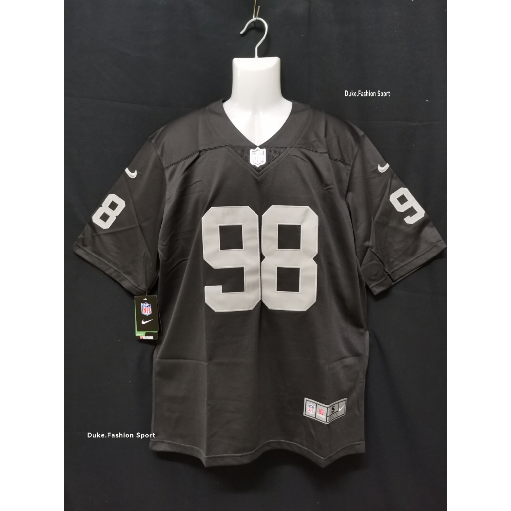 NFL American Football Jersey Las Vegas Raiders 98 Maxx Crosby Jersey ...