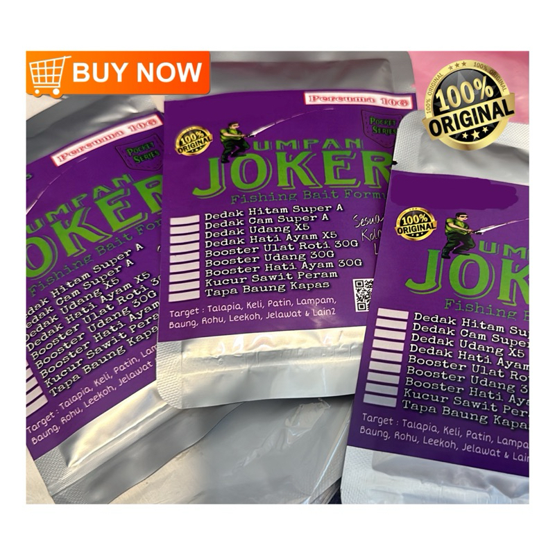 Umpan Joker (Pocket Series) Umpan Keli,Talapia,Lampam,Patin,Baung ...