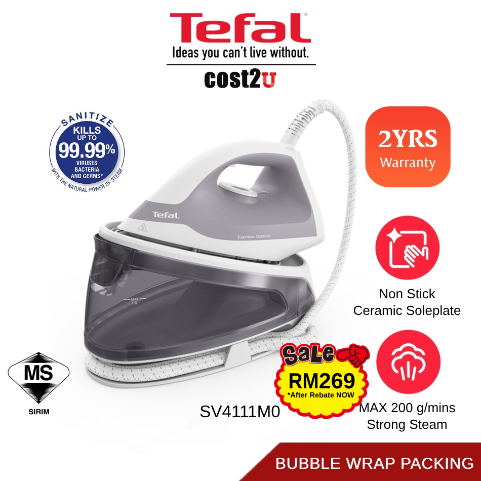 Tefal Steam Station Express Optimal | SV4111 SV4111M0 Steam Generator ...