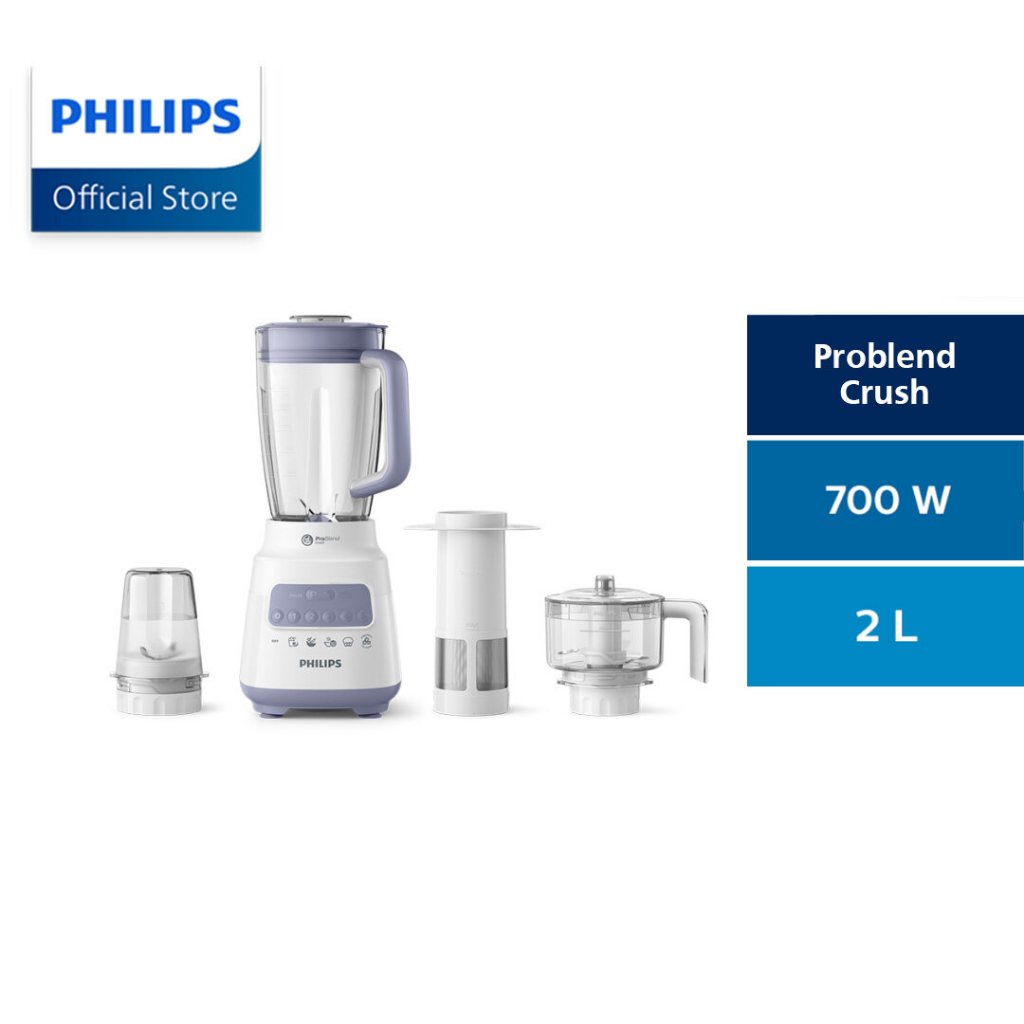 PHILIPS Pro Blend Crush Technology Blender with Mill Chopper Filter ...