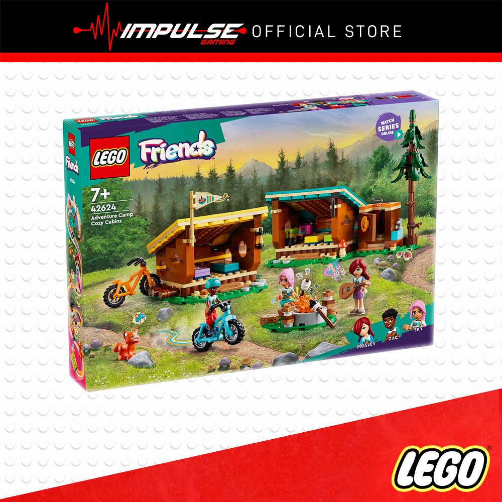 LEGO 42624 LEGO Friends Adventure Camp Cozy Cabins | Shopee Malaysia