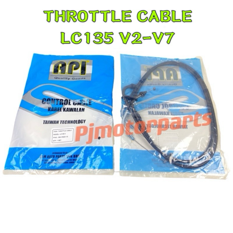 YAMAHA LC135 NEW V2 V3 V4 V5 V6 V7 - THROTTLE CABLE / TALI MINYAK KABEL ...