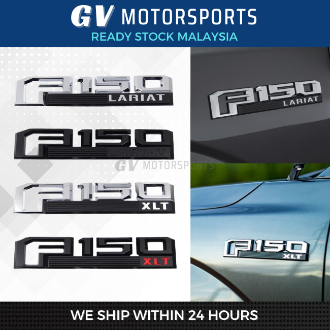 READY STOCK Ford F150 LARIAT F150 XLT Rear Trunk Side Fender Emblem ...