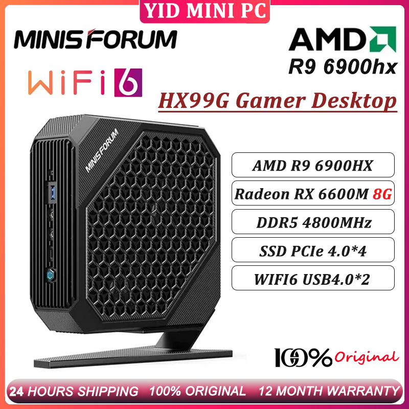 MINISFORUM UM790 Pro AMD Ryzen 9 7940HS Mini PC Window 11 Pro DDR5 16GB ...
