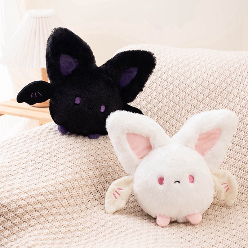 Cute Round Little Bat Plush Doll Chubby Little Bat Halloween Birthday ...