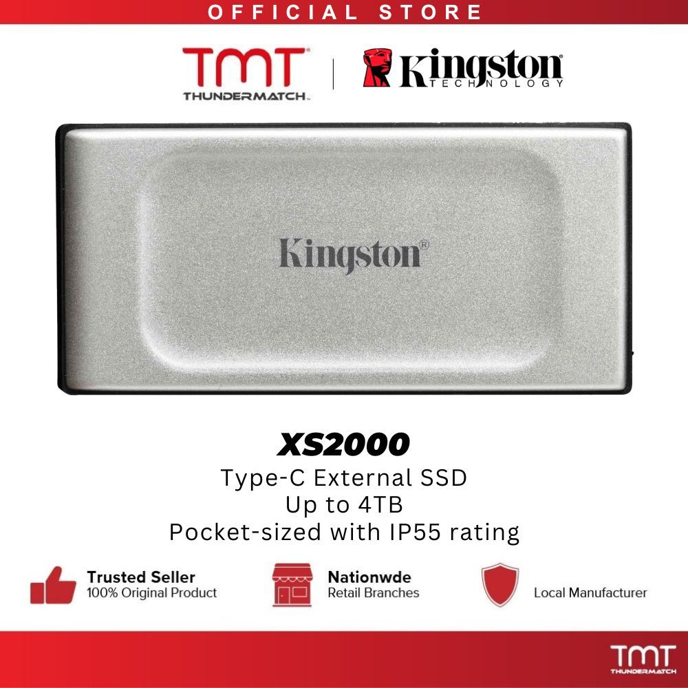 [TMT Official] Kingston XS2000 XS1000 Type-C External SSD Portable SSD ...