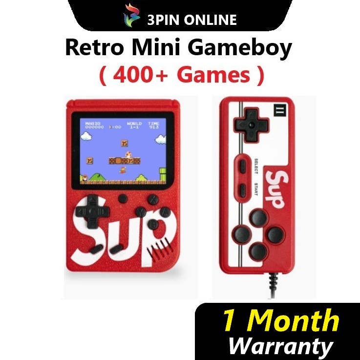 Portable Sup Game Box Gameboy 400 In 1 Retro Mini Game Console Gameboy ...