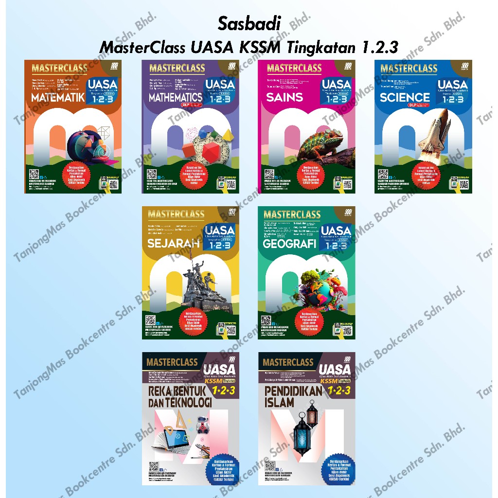 Sasbadi Masterclass Uasa Kssm Tingkatan 1 2 3 Shopee Malaysia