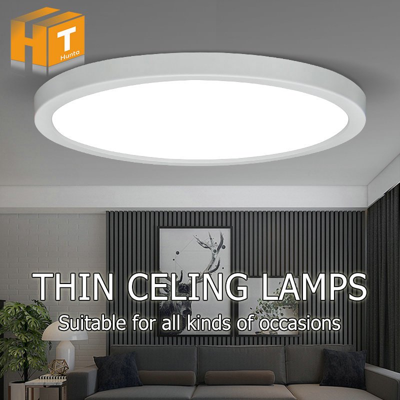 6W 9W 13W 18W 24W LED Downlight Thin Ceiling Light Round Warm Daylight ...