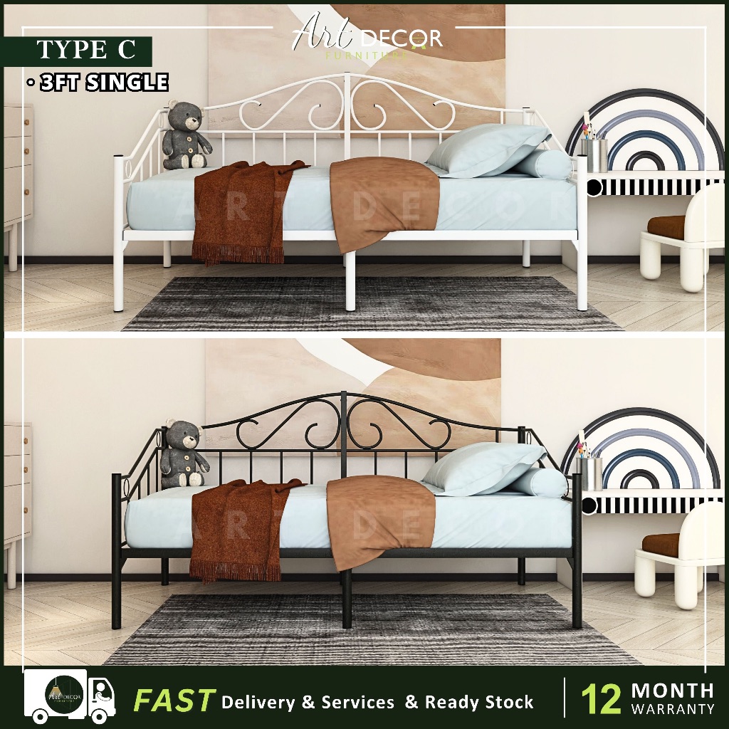 🔥READY STOCK🔥Single Bed Frame with tilam single/ Katil Bujang/Set 3ft ...