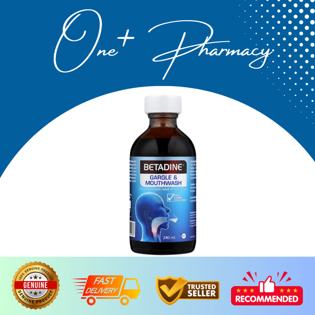 Betadine Gargle & Mouthwash 240ml | Shopee Malaysia