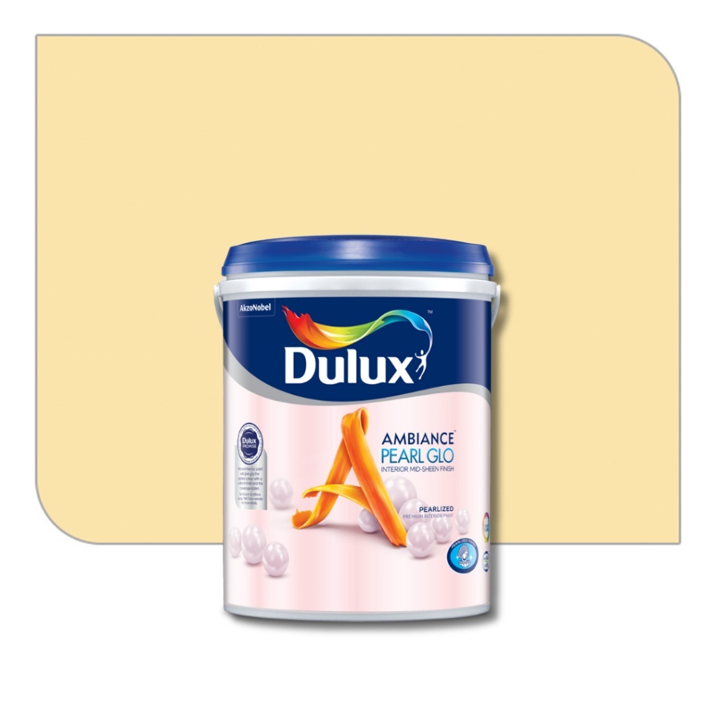 (5L) Dulux Ambiance Pearl Glo Interior Wall Paint - Pastel Yellow ...
