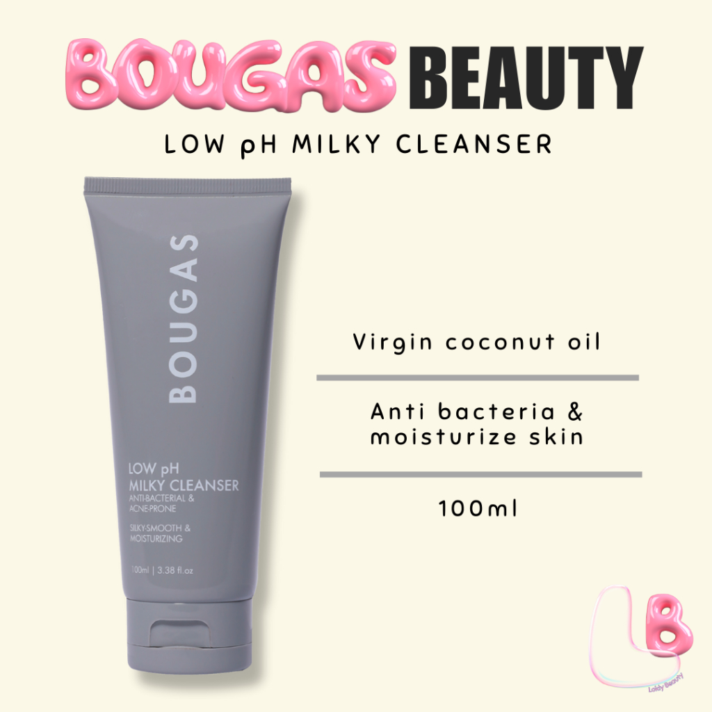 𝟐𝟎𝟐𝟓 BOUGAS BEAUTY LOW pH MILKY CLEANSER 100ml | Bougas Cleanser ...