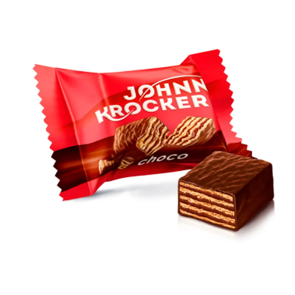 JOHNNY KROCKER CHOCO WAFERS WITH CHOCOLATE (1KG ,500G ,250G) | Shopee ...