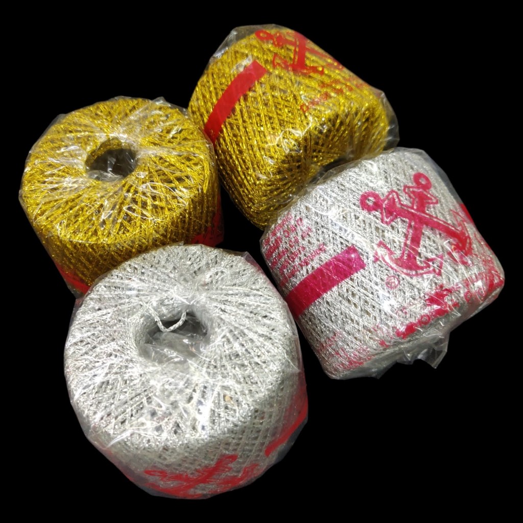 Benang Sulam/Kait Gold Dan Silver Jenama Anchor® | Shopee Malaysia
