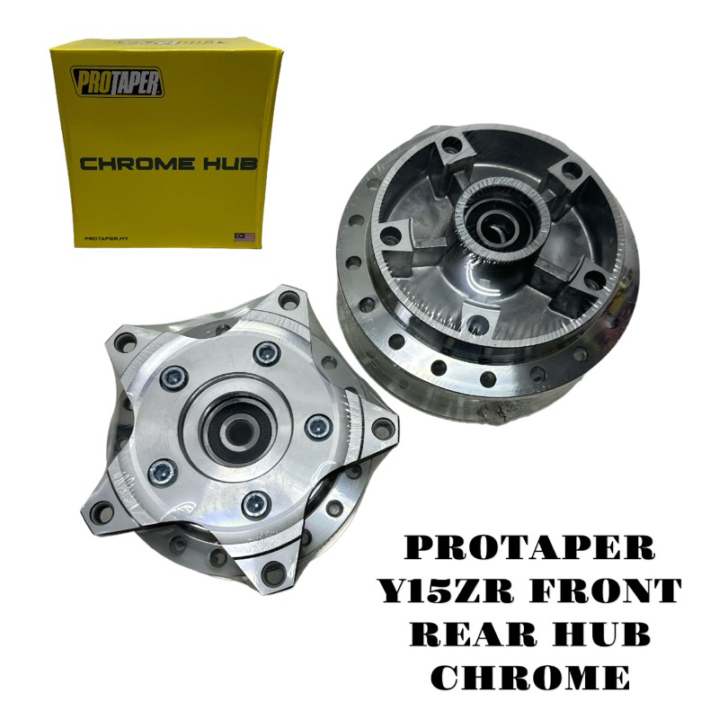 Y15ZR/Y125ZR/LC4S PROTAPER FRONT REAR HUB SET CHROME SIAP BEARING ...