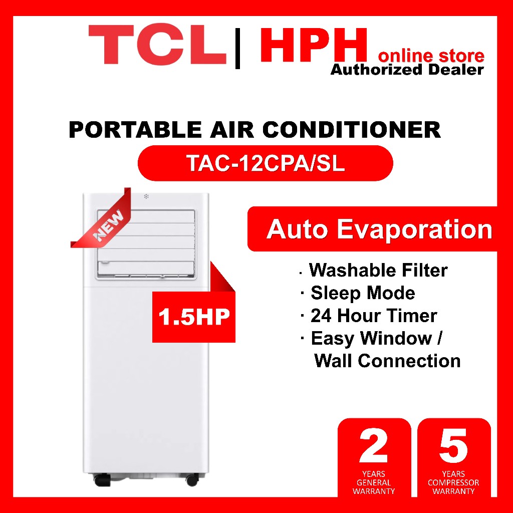 Hisense / TCL 1.0HP / 1.5HP R32 Portable Air Cond Air Condtioner 冷气机 ...