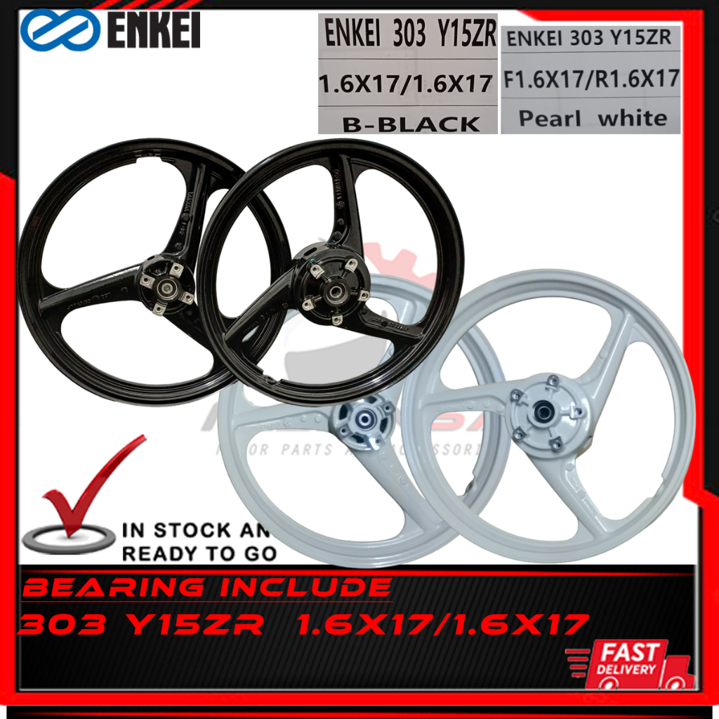 YAMAHA Y15 Y15ZR V1 V2 SPORT RIM ENKEI 3 BATANG Y16 Y16ZR 3L FULL CHOP SIZE 1.6 / 1.6 - 17 ...